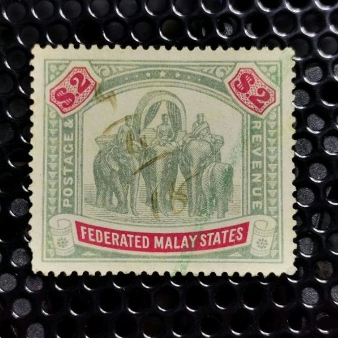 Federated Malay States Stamps 1904 $2 | Setem Malaya | Shopee Malaysia