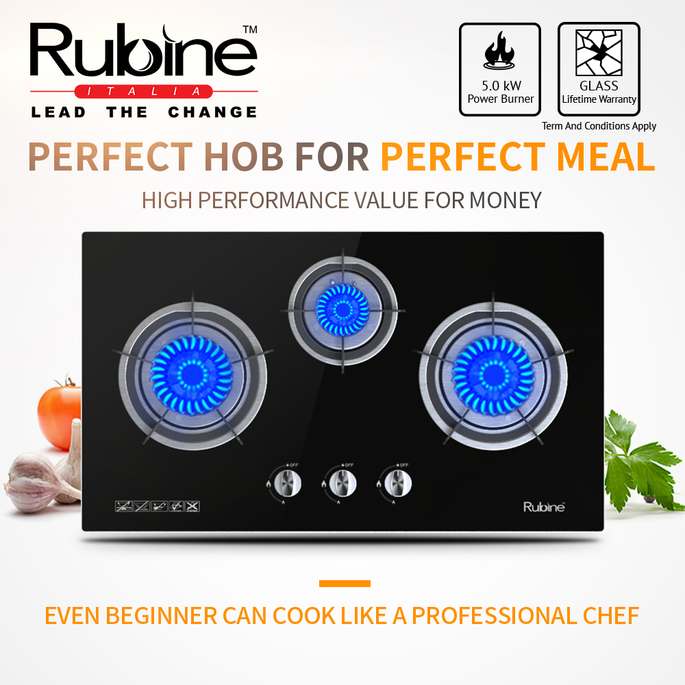 KitchenZ Rubine Builtn Hob Gas Stove Vista3B | Shopee Malaysia