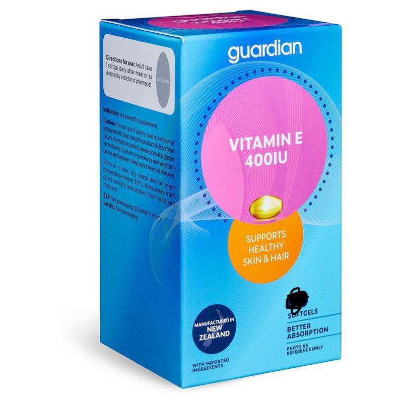 GUARDIAN Vitamin E 400iu (30 capsule) | Shopee Malaysia
