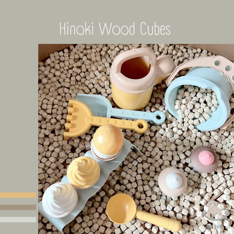 READY STOCK Baby Sensory Toys Play Playground Sand Pool Safety hinoki ...