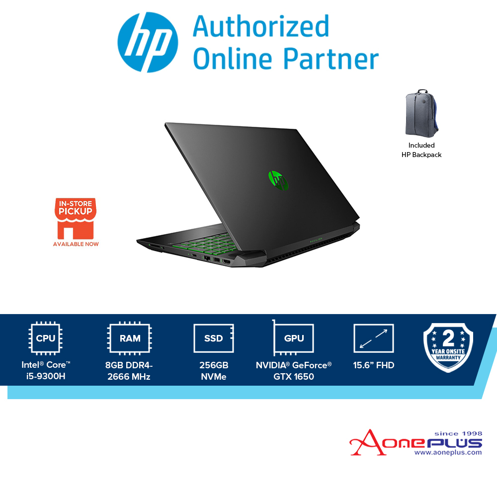 HP Pavilion Gaming 15-dk0244TX - Shadow Black + Acid Green 9JM92PA ...