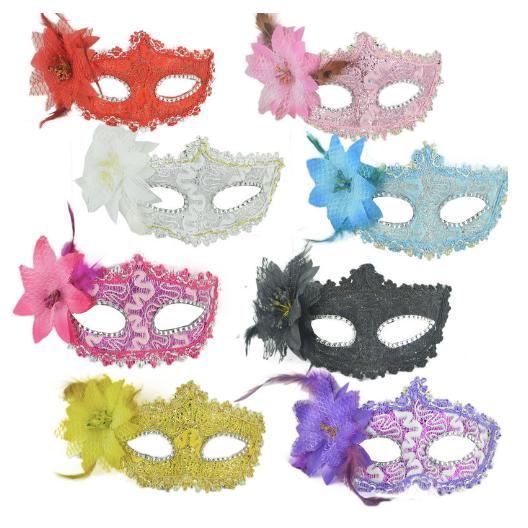 MSIA Ready Stock/ Sexy Lace Flower Party Mask Halloween Masquerade Ball ...