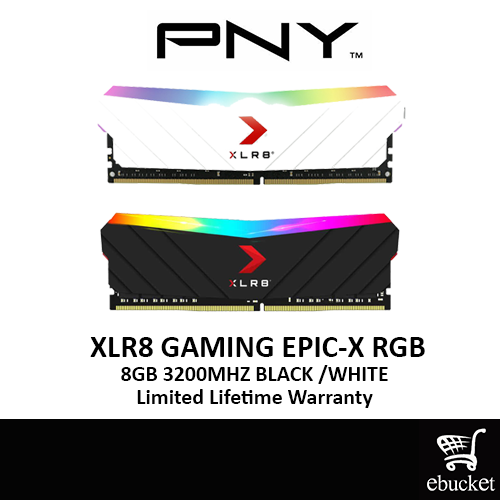 PNY RAM DESKTOP XLR8 GAMING EPIC-X RGB DDR4 8GB 3200MHZ BLACK ...
