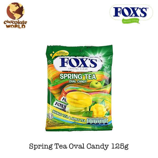 Fox's Crystal Clear Spring Tea Oval Candy 125g (Made in Indonesia ...
