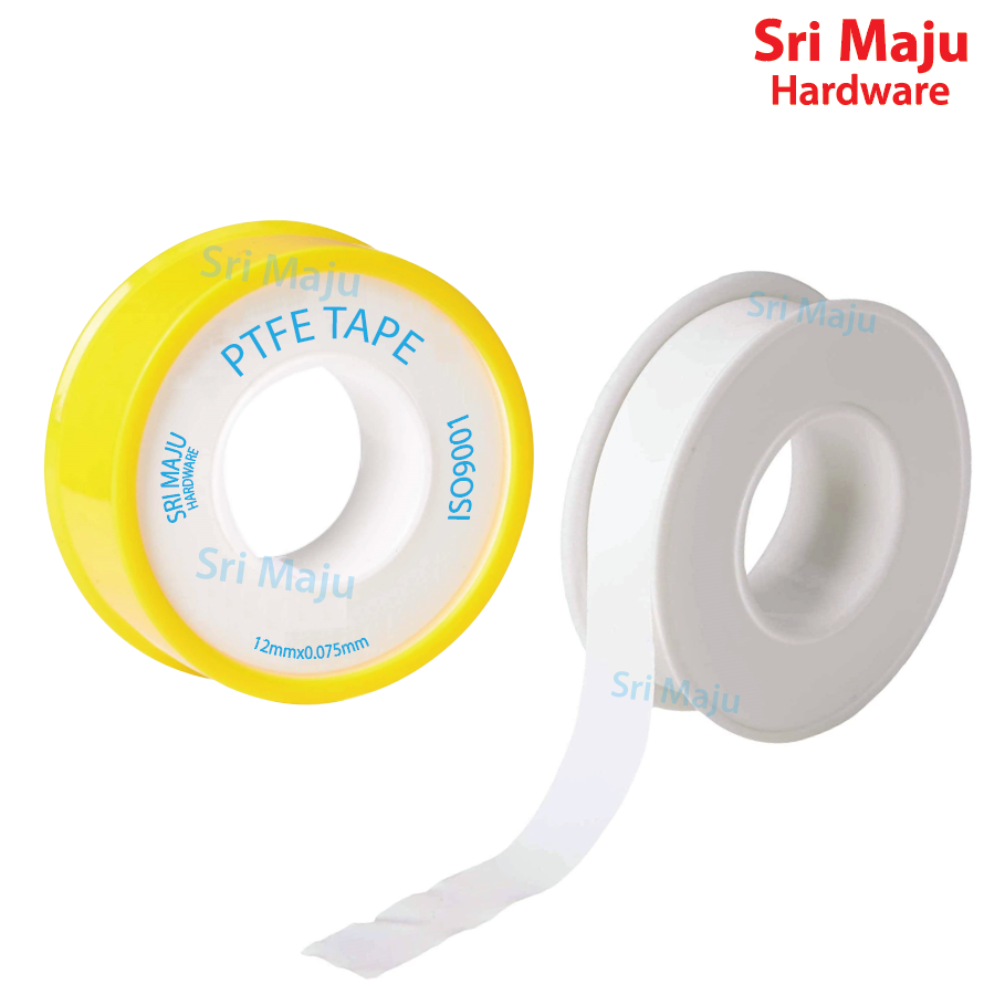 MAJU Yellow Cover PTFE Thread Seal Tape Water Plumber Tangki Sink Bib ...
