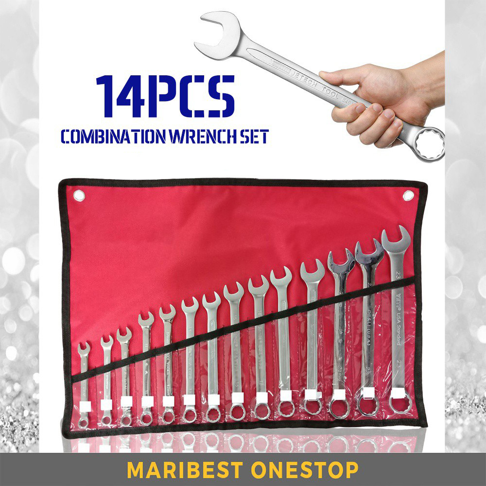 14PCS COMBINATION WRENCH SET 8MM - 24MM MIXED BRAND | Shopee Malaysia
