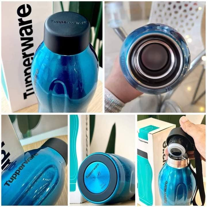 Tupperware Insulated Eco Bottle 550ml Water tumbler flask BPA 🔥 tahan ...