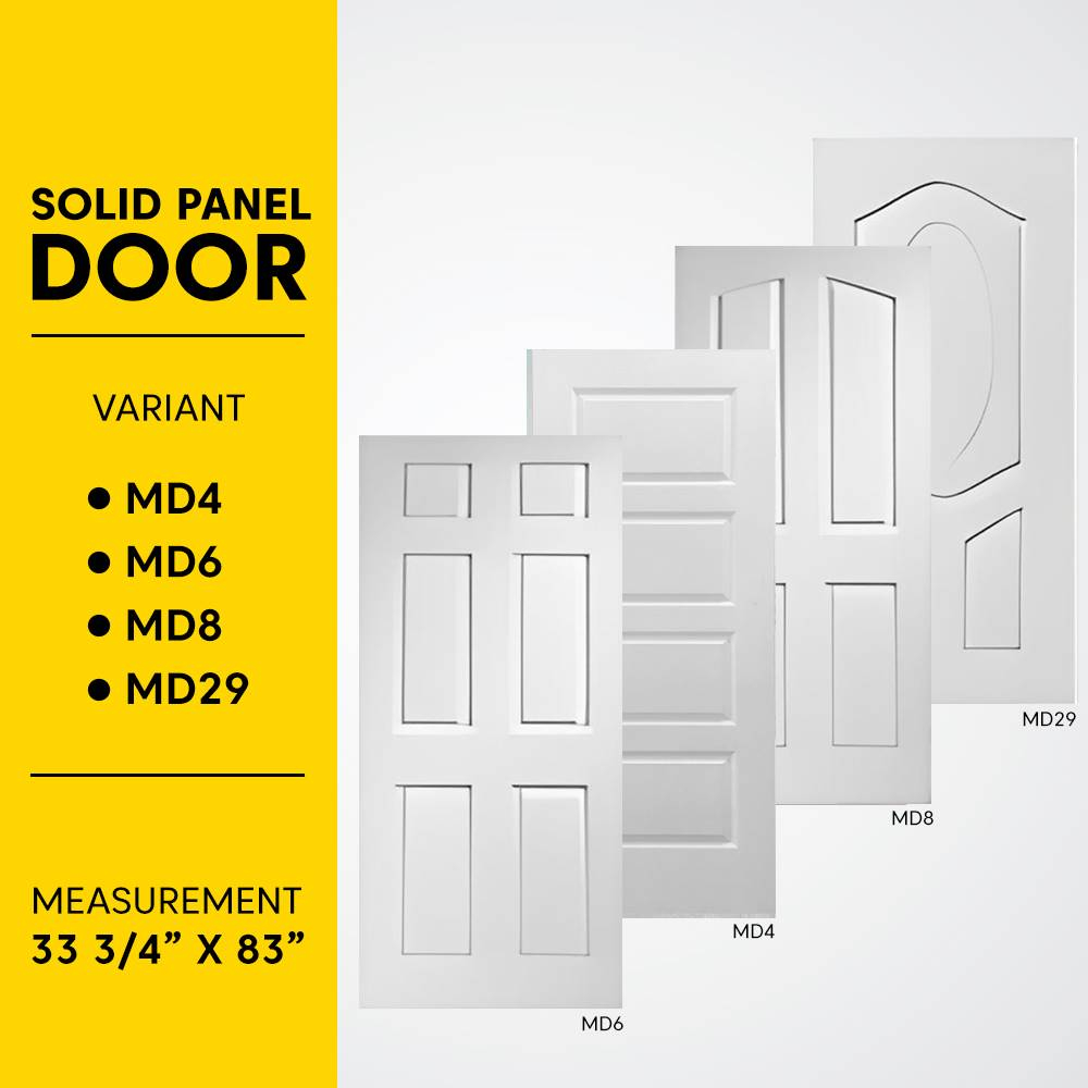 Wooden Door Moulded Skin Door Size 33'' 3/4 X 83'' TOP With Door White Prime Door Oval Pintu ...