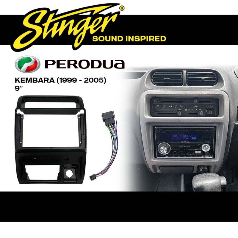 🇲🇾Android Player Casing 9" inch Perodua Kembara 1999-2005 with Socket ...