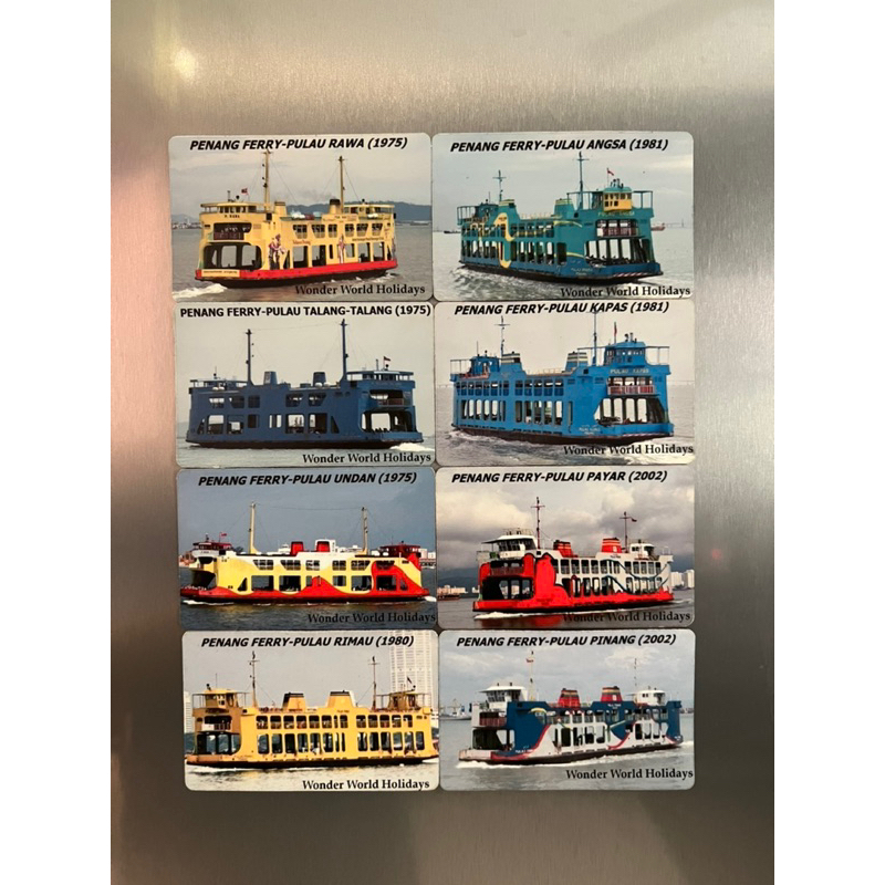Penang ferry magnet souvenir 8pcs/set | Shopee Malaysia