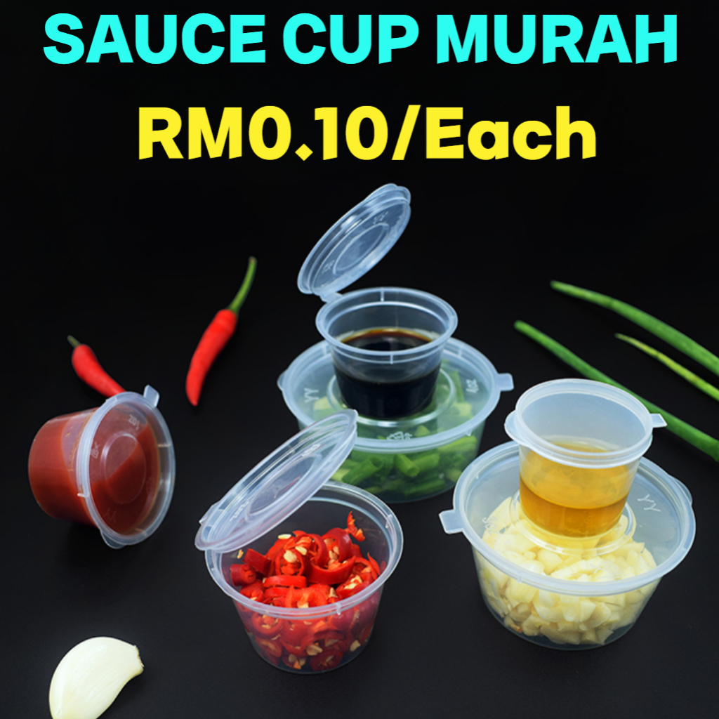 [Wholesale] Round Disposable Container Lid/ Sauce Cup/ Lowest price In ...