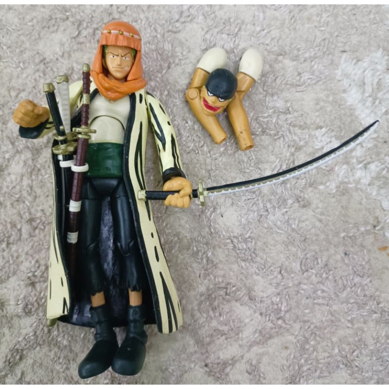 Bandai One Piece Flexible Roronoa Zoro Alabasta ver Action Figure ...