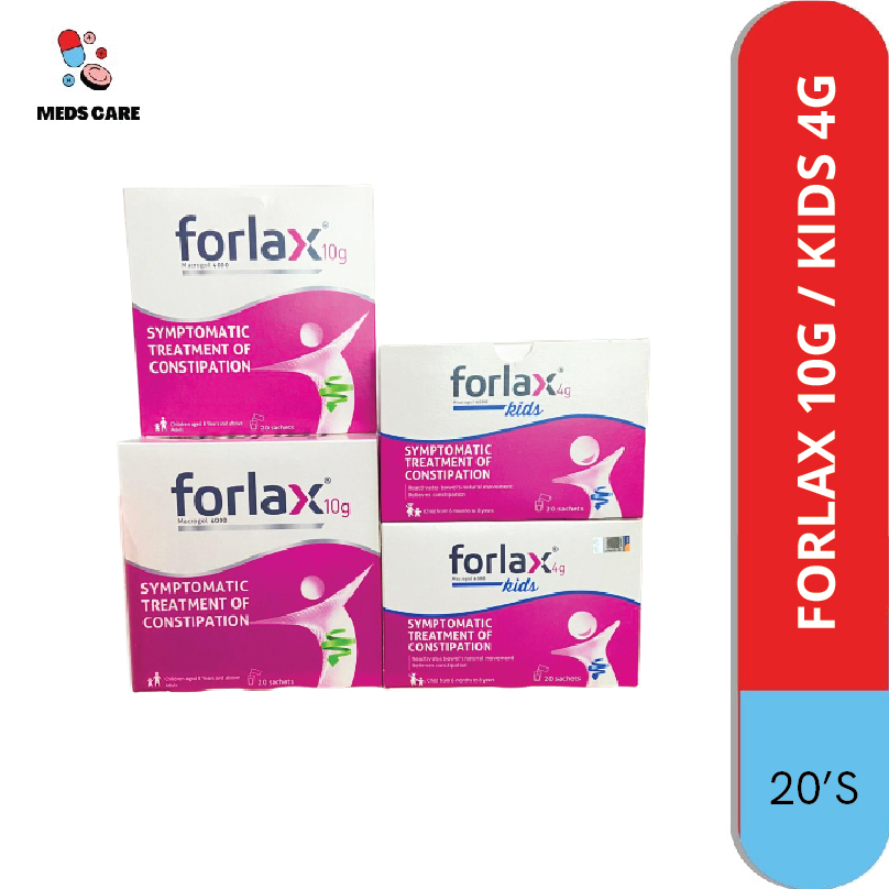 FORLAX ADULTS 10G / KIDS 4G (MACROGOL 4000) - [EXP: 09/2025] [EXP: 11/ ...