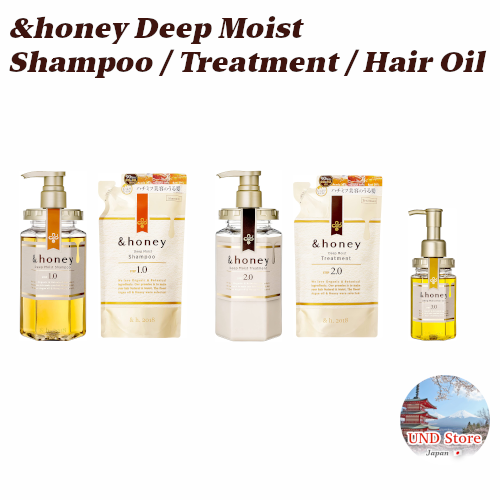 &honey Deep Moist Shampoo/Treatment/Hair Oil【Direct from Japan】 | Shopee Malaysia