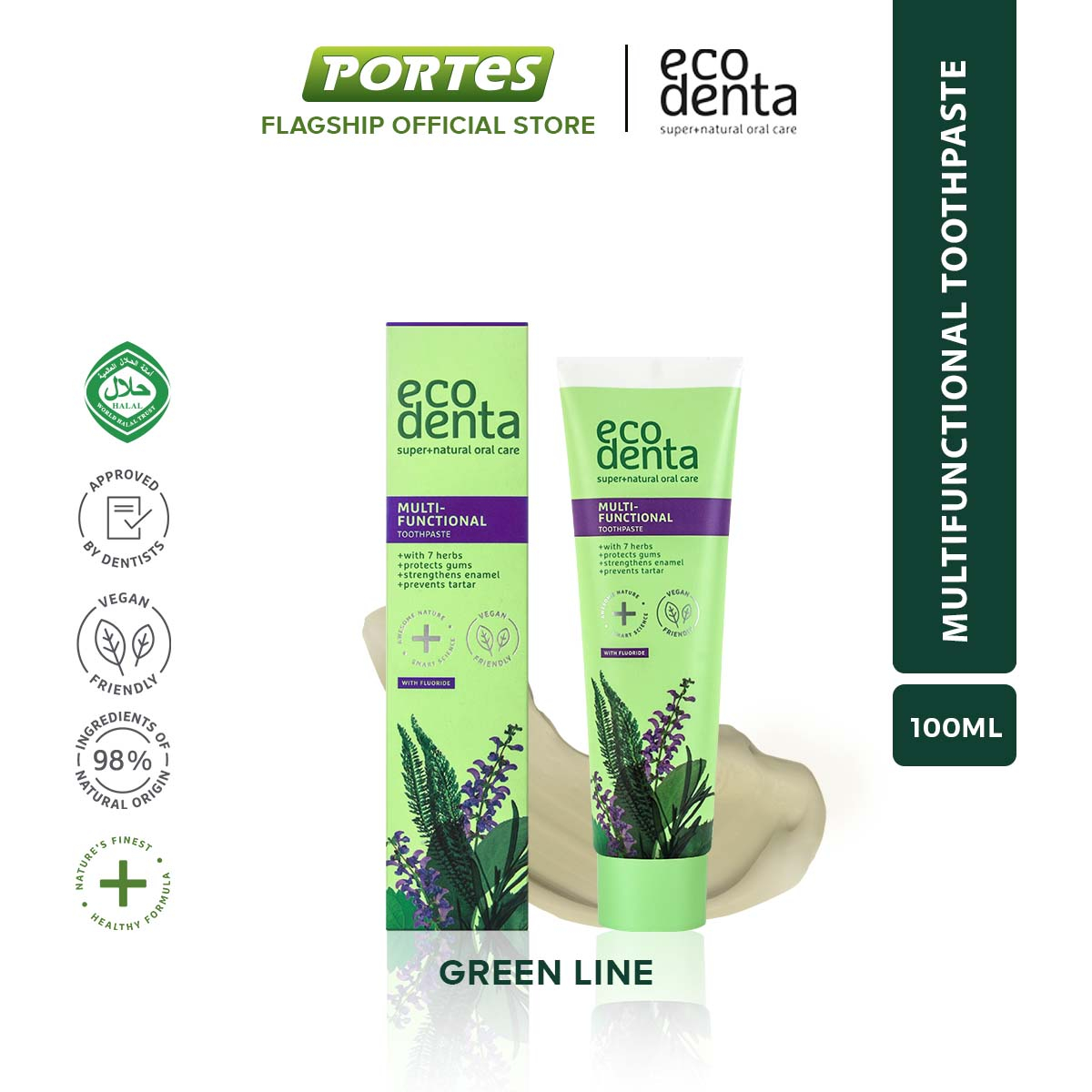 ECODENTA - Multifunctional Toothpaste (100ml) | Shopee Malaysia
