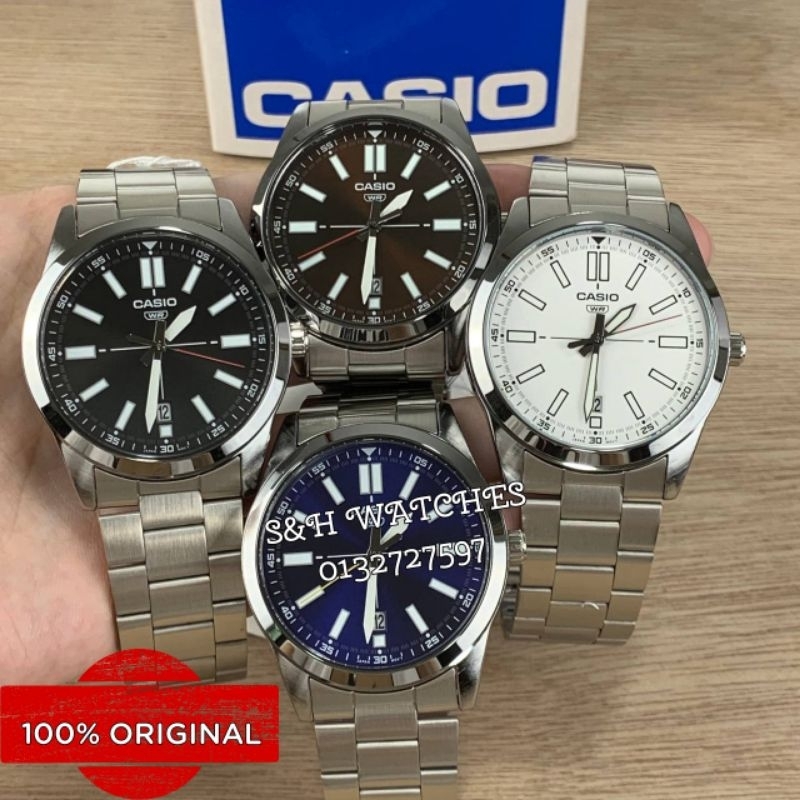 100 Original Casio Analog Mtp Vd02d Shopee Malaysia