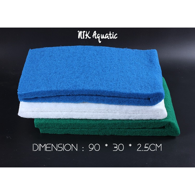[90cm*30cm*2.5cm] Aquarium Filter wool sponge mechanical filtration ...