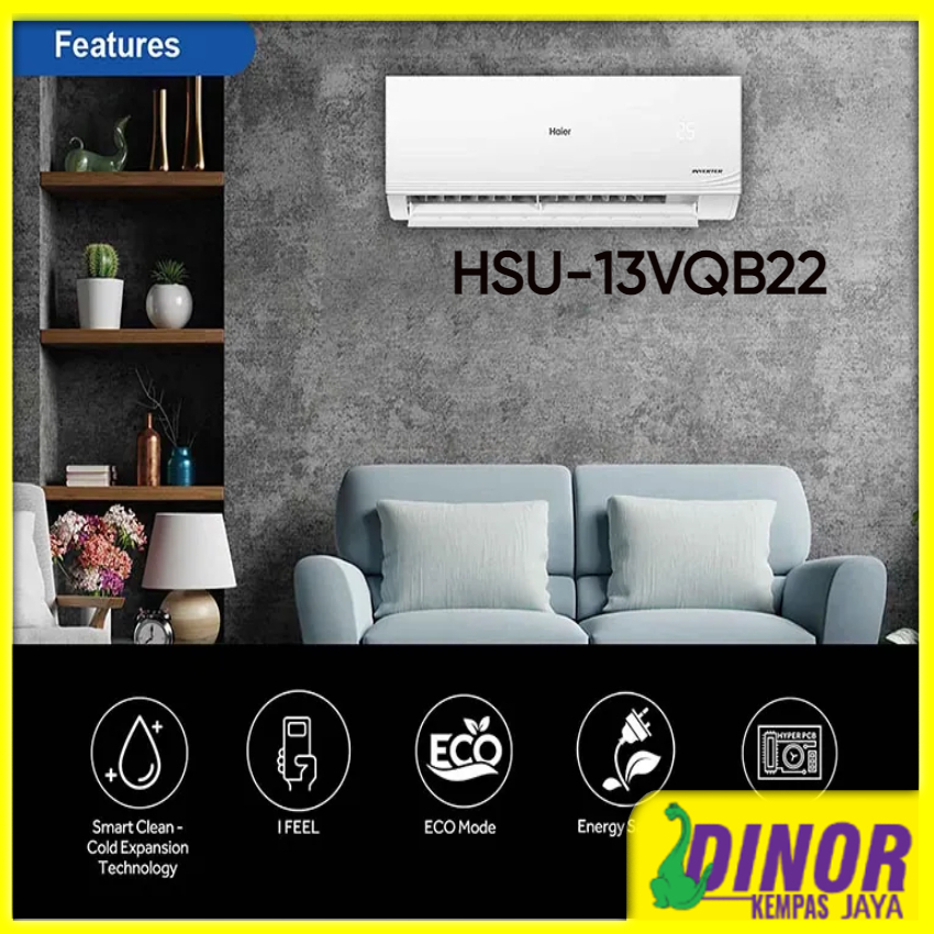 Haier 1.5HP R32 Smart Inverter Air Conditioner HSU-13VQB22 | Shopee Malaysia