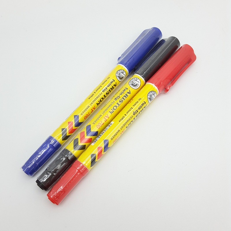 Ariston Permanent Marker Twin Tip AP700 (1PC) | Shopee Malaysia
