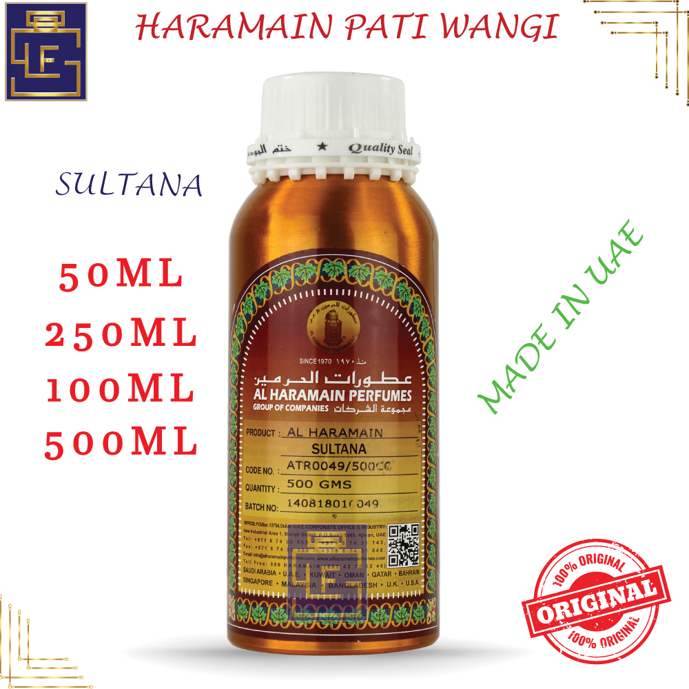 SULTANA PATI MINYAK ATTAR ORIGINAL PATI ASLI PERFUME OIL BY HARAMAIN ...