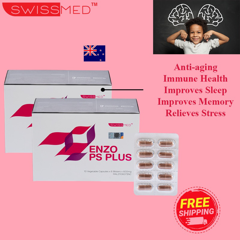 SWISSMED™ ENZO PS PLUS 2x60’S Brain Health & Antioxidant | Shopee Malaysia