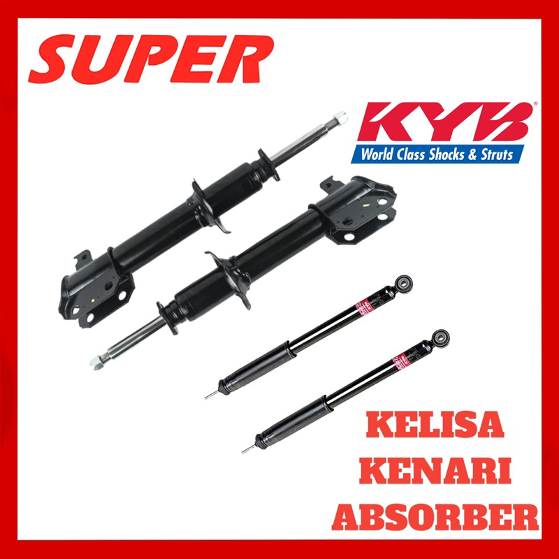 PERODUA KELISA、KENARI KYB ABSORBER FRONT/REAR SET=2 pcs | Shopee Malaysia