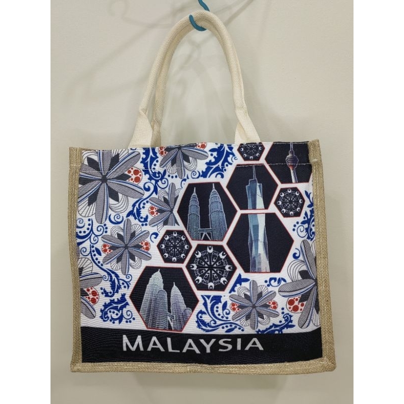 jute bag - tote bag - klcc bag - bag twin tower - canvas bag - tote bag ...