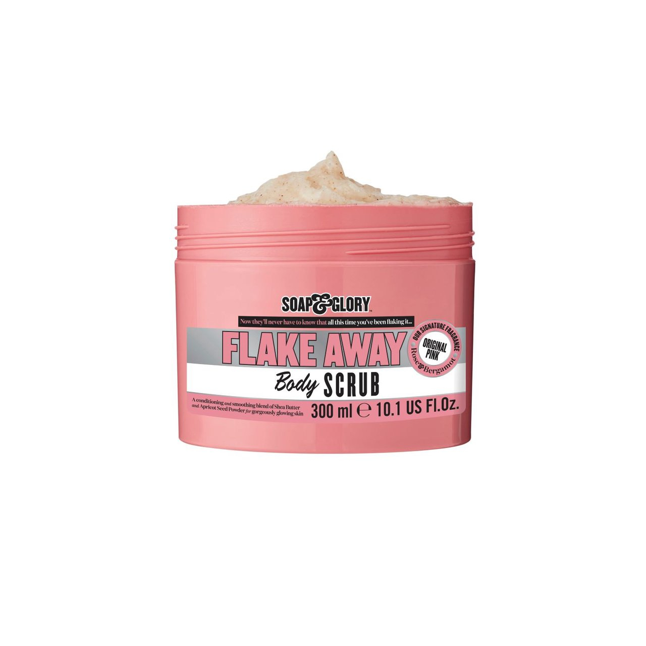 Soap & Glory FLAKE AWAY, SMOOTHIE STAR Breakfast Scrub, Original Pink ...