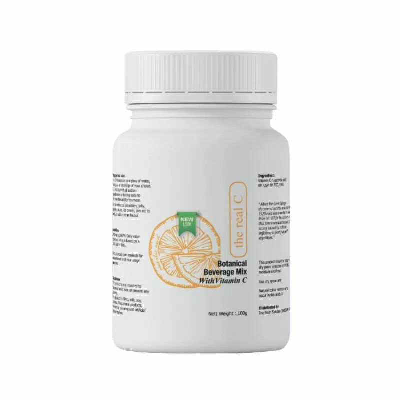 The Real C Ascorbic Acid Aa 100g Shopee Malaysia