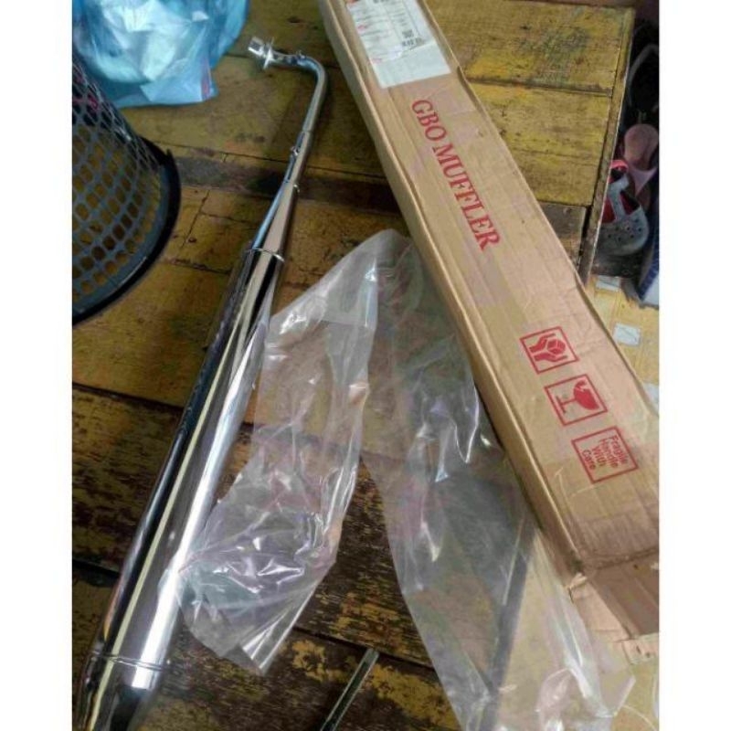 HONDA GBO/GBOJ/C70/FAME EXHAUST MUFFLER PIPE ORIGINAL | Shopee Malaysia