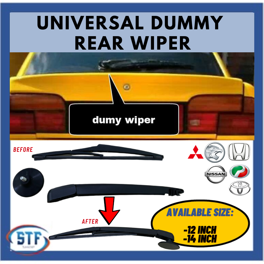 Universal Rear Window Dummy Fake Wiper 12" / 14' Size | Shopee Malaysia