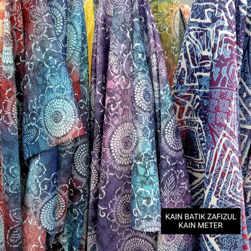 KAIN BATIK ZAFRUl KAIN BATIK BARU PELBAGAI DESIGN KAIN BATIK METER KAIN VIRAL | Shopee Malaysia