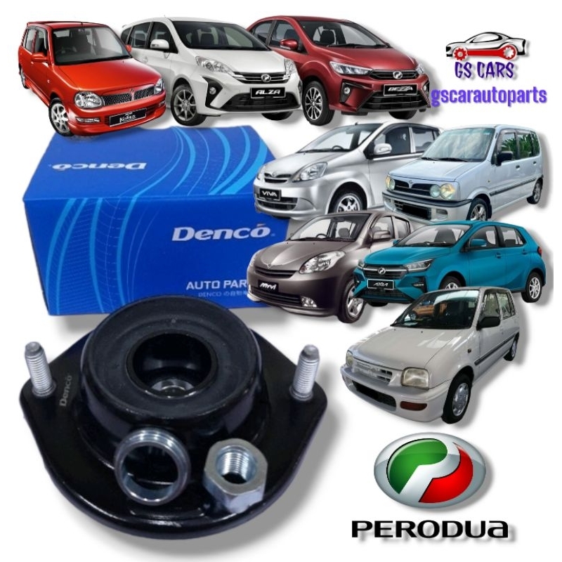 Perodua front absorber mounting with bearing & nut washer myvi /axia ...
