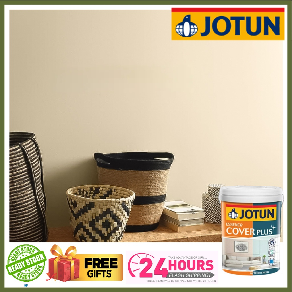 JOTUN 5L 1250 HOUR GLASS ESSENCE COVER PLUS SHEEN & MATT/INTERIOR WALL PAINT /CAT BOLEH CUCI ...