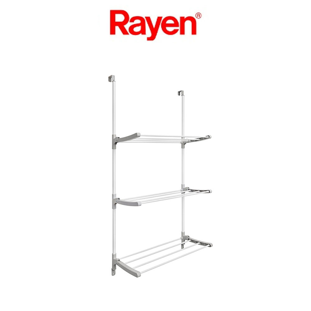 Rayen Folding Over-Door Laundry Dryer Rack Door Clothesline R0339.01 ...
