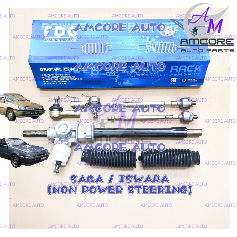 **FULL SET** PROTON SAGA ISWARA - STEERING RACK [NO POWER STEERING ...