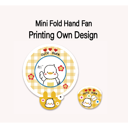 Custom Folding Small Fan Printing Design Event Gifts Ads Mini Fan ...