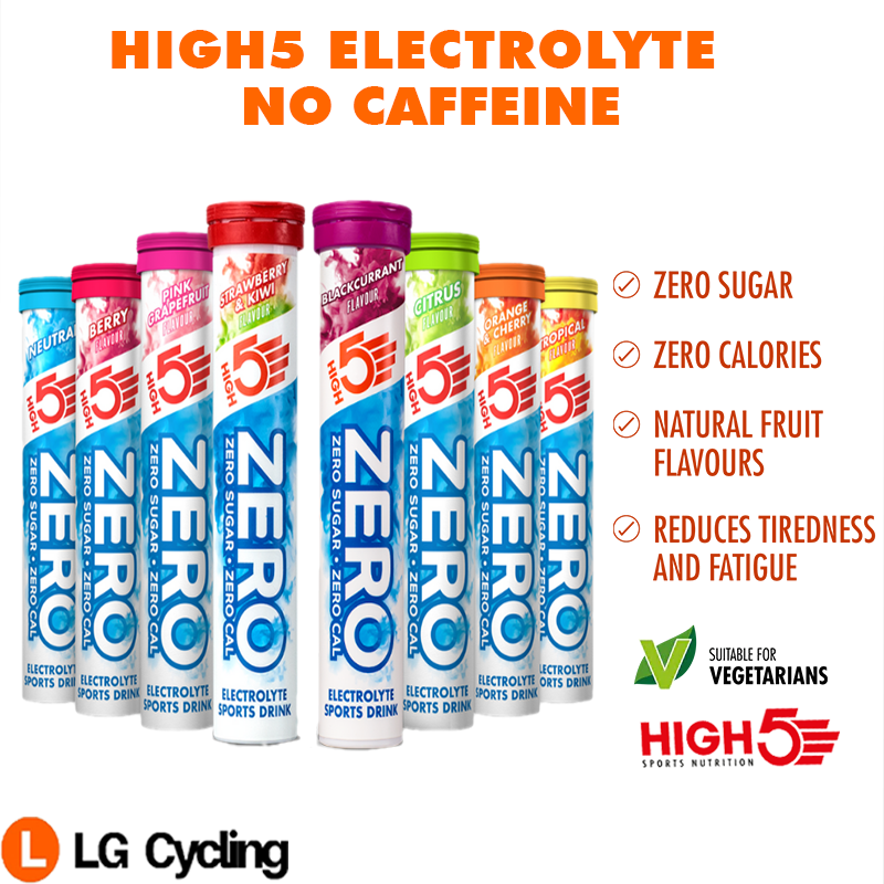 High5 ZERO 20 Tabs Per Tube Energy Electrolyte Hydration Recovery Sport ...