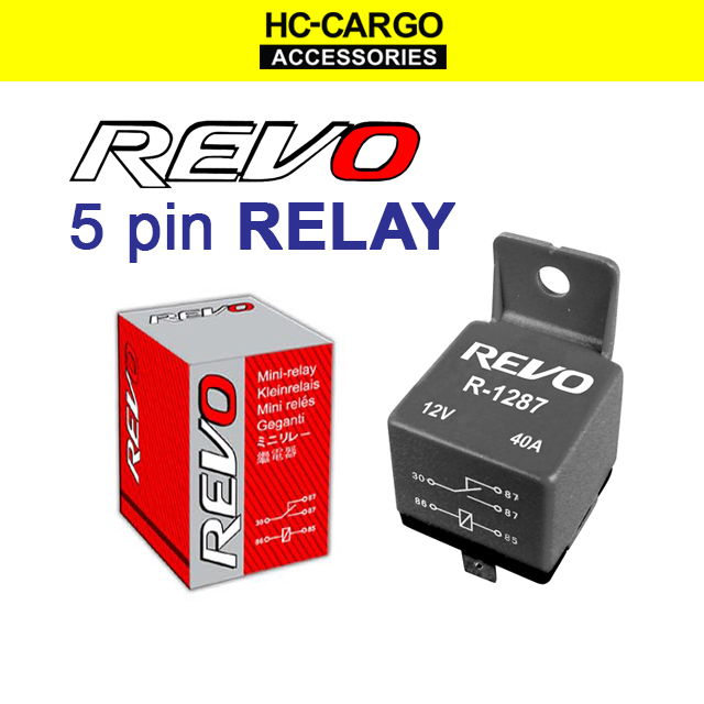 Revo RELAY Waterproof Car Truck Auto Automotive 12V 24V 230 AMP 87A ...