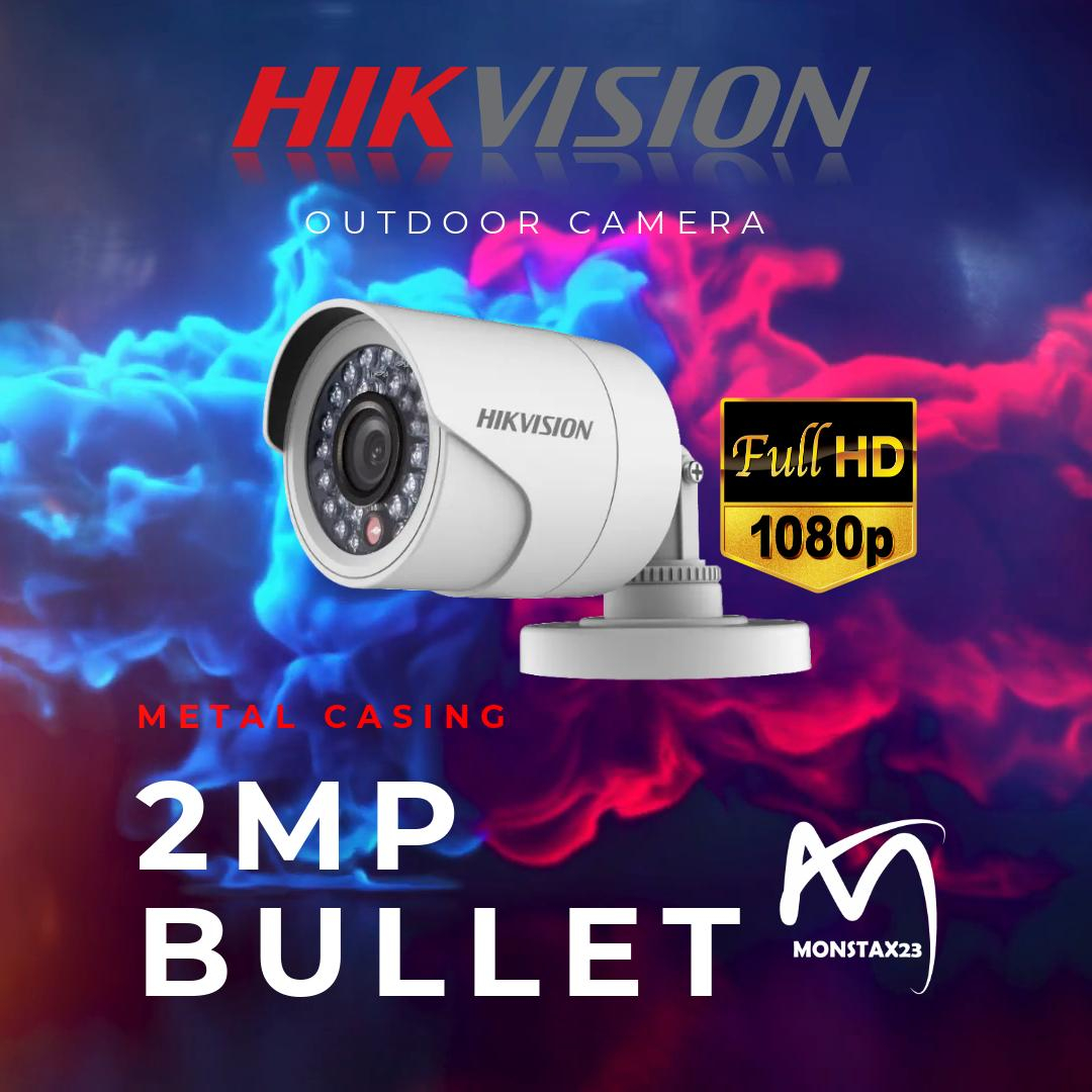 HIKVISION CCTV Outdoor Bullet (Solid Matel Casing) 2MP Analog Full HD ...