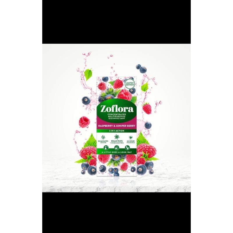 Zoflora Disinfectant Concentrate - Raspberry & Juniper Berry 500ml ...
