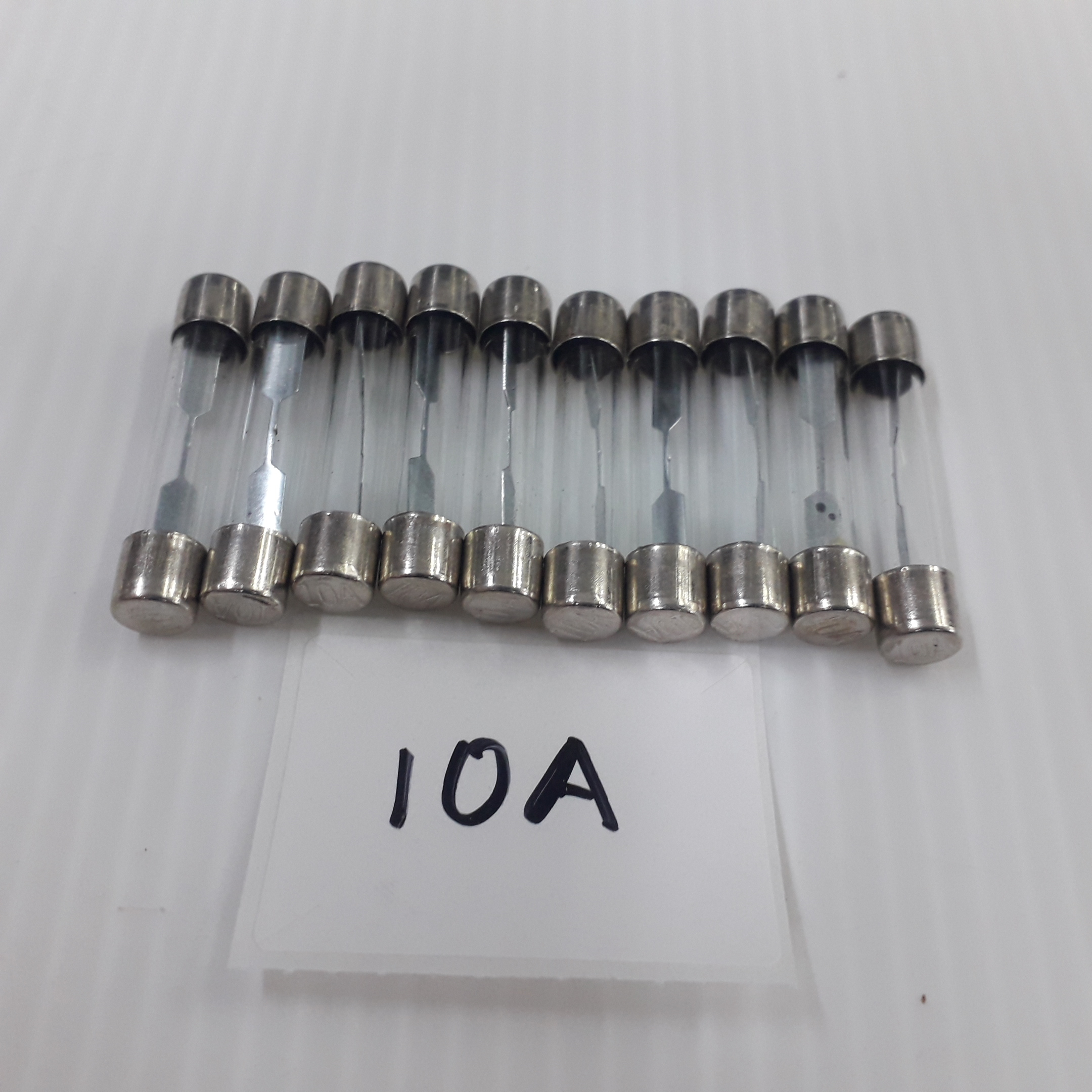 (10PCS SET) CAR GLASS FUSE ( LONG 6mmX31mm)10A 15A 20A 25A 30A (MADE IN ...
