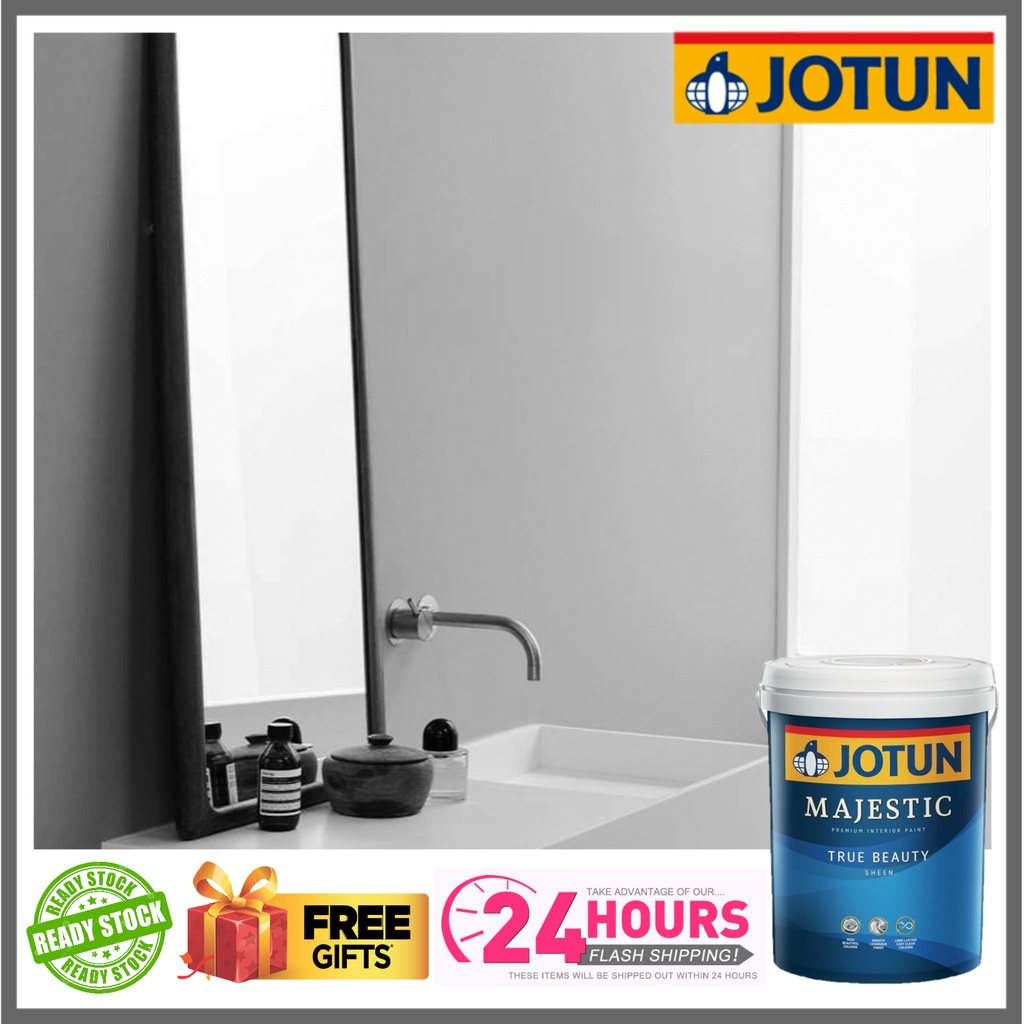 JOTUN 1L 9911 PLATINUM Majestic Sheen Cat Dinding Dalam Rumah Kilat ...