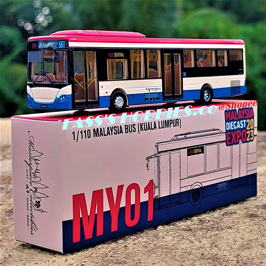 MASTERPIECE COLLECTIBLES MALAYSIA BUS SCALE 1/110 SCANIA K230UB RAPIDKL ...