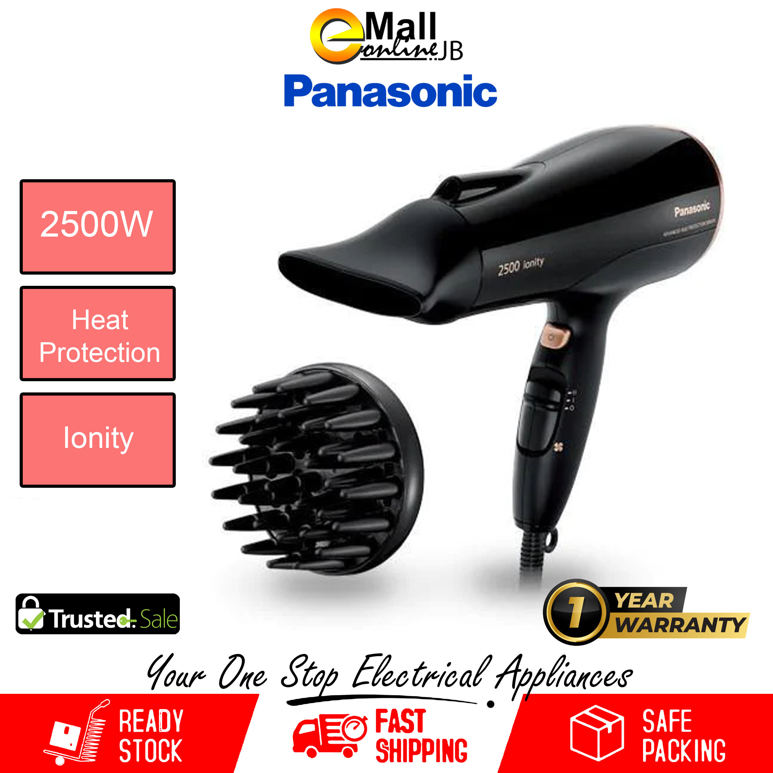 Panasonic Hair Dryer EH-NE82 | Pengering Rambut | Shopee Malaysia