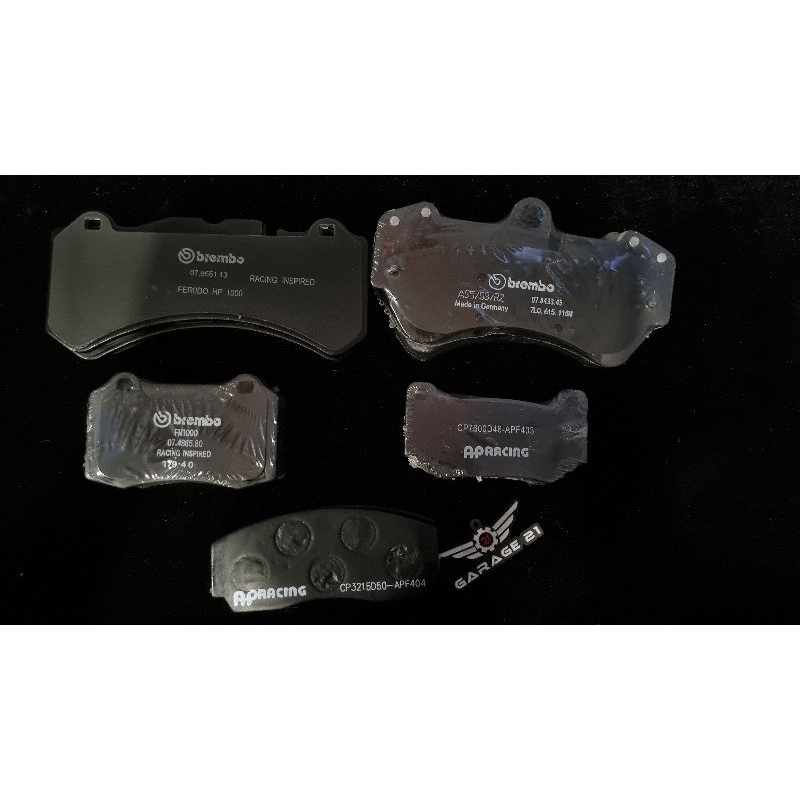 BREMBO F40 F50 18Z GT6 / AP RACING CP5200 CP7600 OEM BRAKE PAD ...