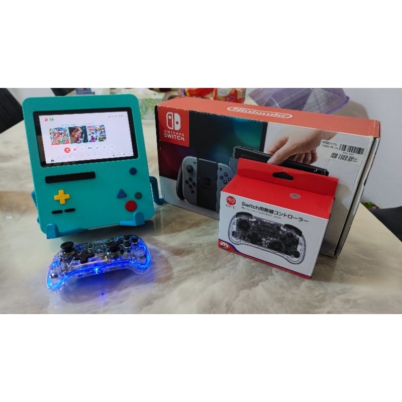 Nintendo switch V1+IINE transparent control+Cartoon Stand | Shopee Malaysia