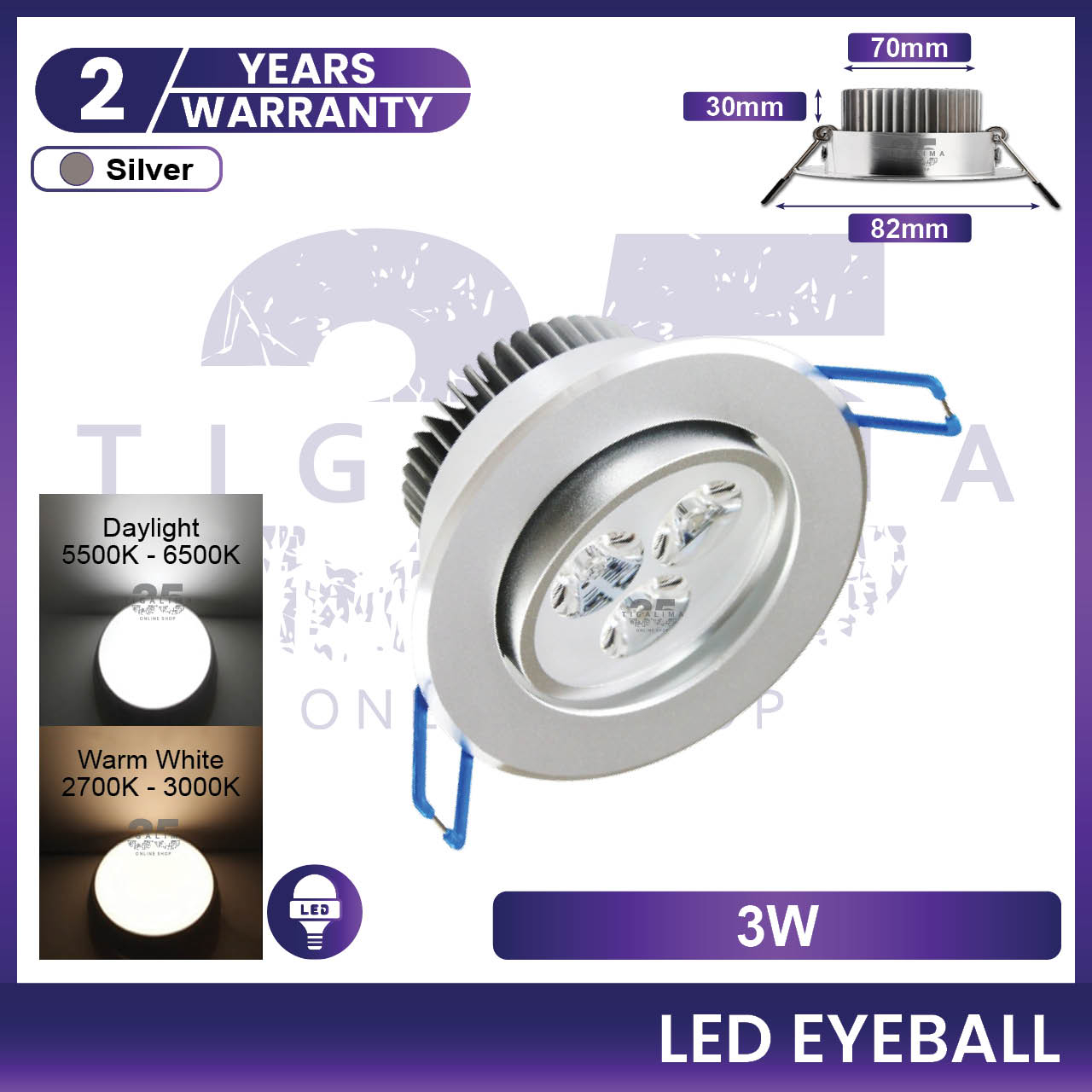 LED Eyeball 3W 7W 12W Recessed Ceiling Downlight LED Spot Eye Ball Bulb ...