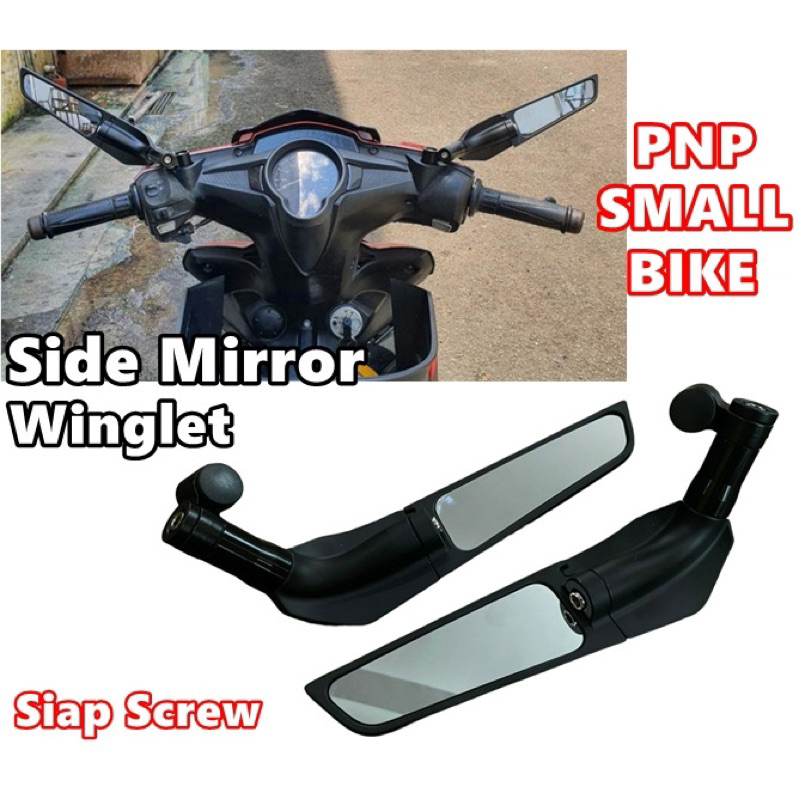 Universal GP Side Mirror WINGLET KAPCAI Y15ZR Y16ZR LC135 WAVE NVX XMAX ...