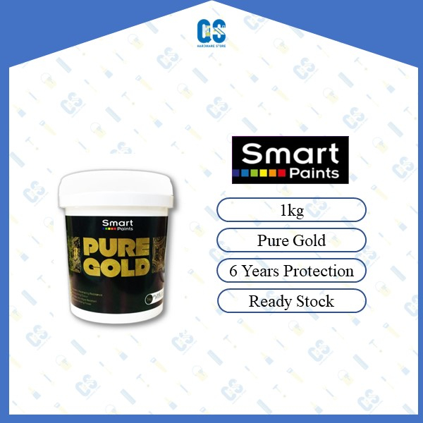 SMART PAINT 24K Pure Gold /Cat Gold Paint/Cat Emas/金漆 1KG- Good ...